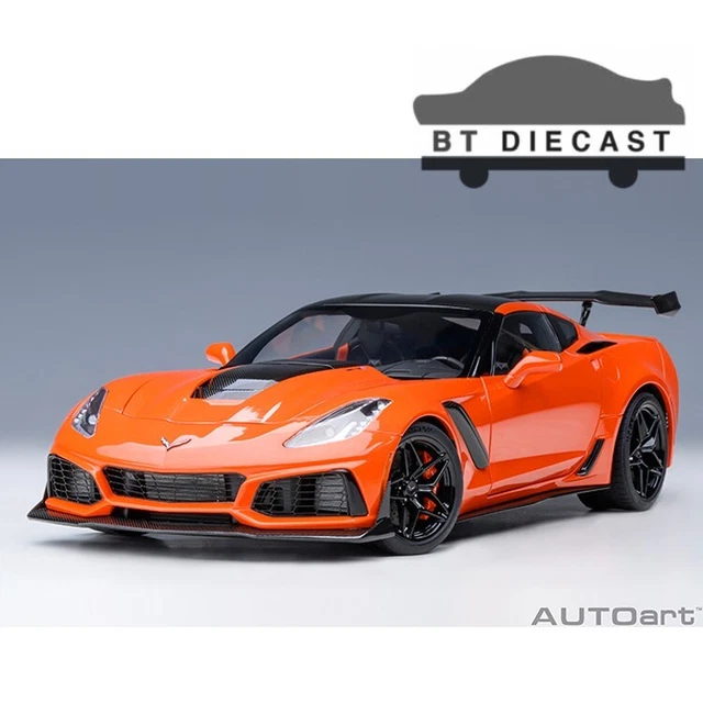 AUTOART CHEVROLET CORVETTE C7 ZR1 1/18 SEBRING ORANGE TINTCOAT 71279 ...