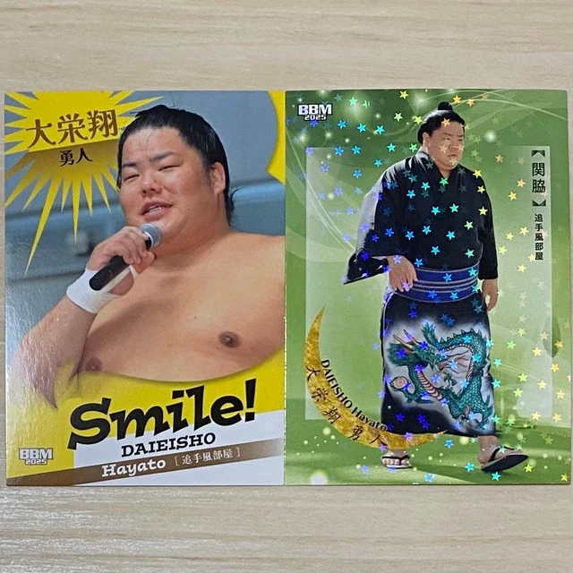 SUMO WRESTLING CARD 2025 WADA Eisho Regular & Holo Set, £45.52 ...