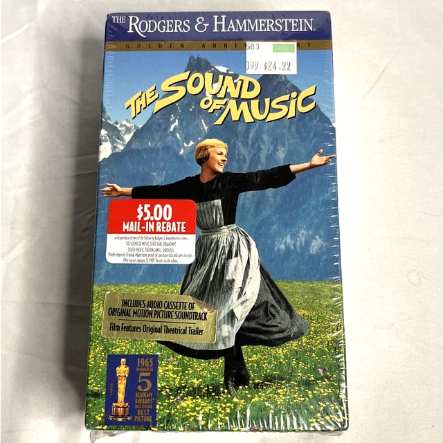 THE SOUND OF Music VHS Golden Anniversary With Original Soundtrack ...