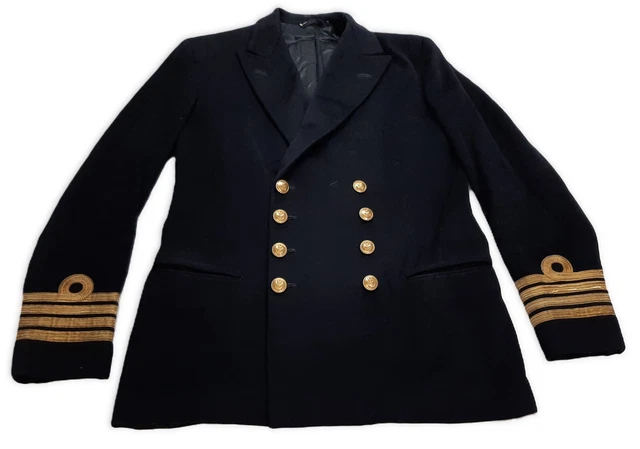 NAVY CAPTAINS JACKET British Naval 60s Pattern Officers RN Uniform ...