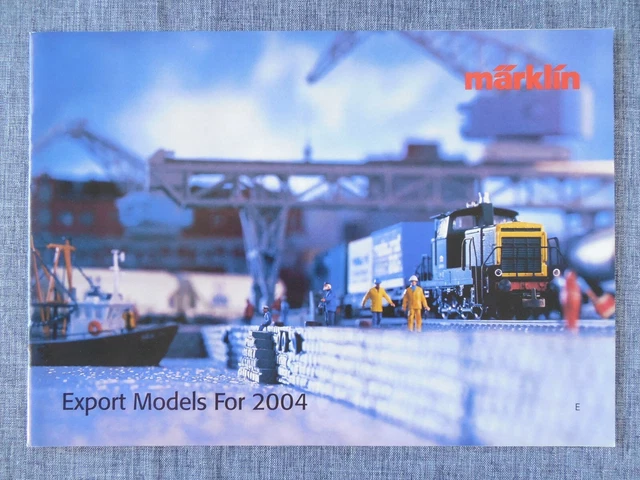 RARE MARKLIN 2004 EXPORT MODELS Product Catalog Model Toy Trains ...