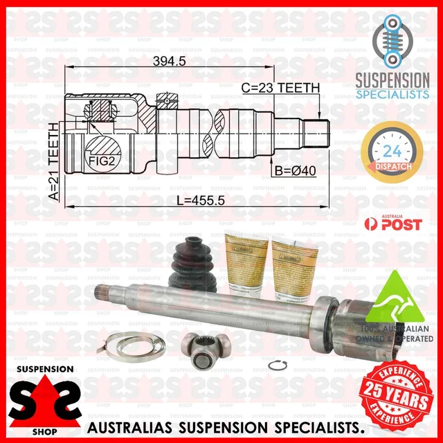 TRANSMISSION SIDED JOINT Kit, Drive Shaft Suit FORD Fiesta Saloon 1.6 FIESTA EUR 98,68 - PicClick FR