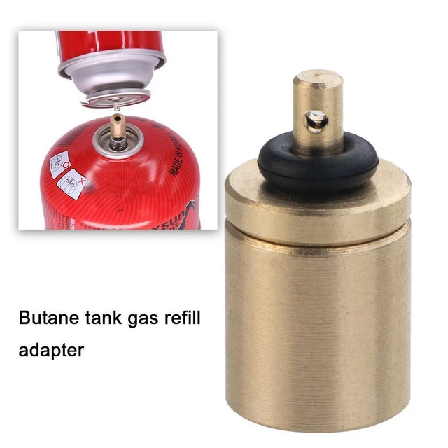 GAS REFILL ADAPTER Filling Butane Canister Tank Gas Refill Adapter U3J8 ...