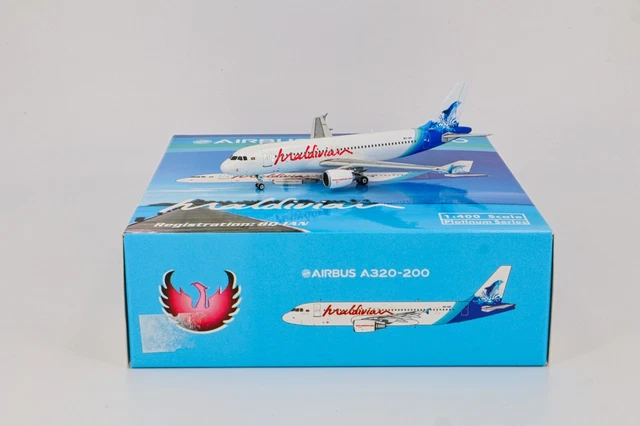 PHOENIX MODELS MALDIVIAN Airbus A320-200 1/400 8Q-IAN EUR 21,00 ...