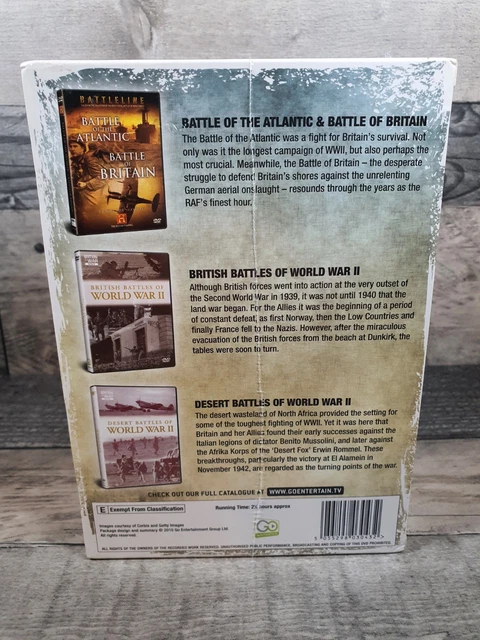 WWII GREATEST BATTLES 1939-1945 3 Disk DVD Boxset War History Channel ...