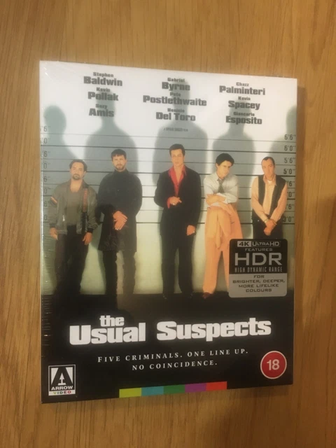 ARROW - THE USUAL SUSPECTS 4K UHD Blu-ray Limited Edition - NEW SEALED £27.50 - PicClick UK