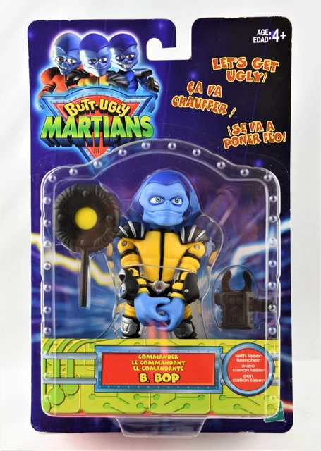 VINTAGE 2000 HASBRO Butt Ugly Martians B. Bop Action Figure Sealed New ...
