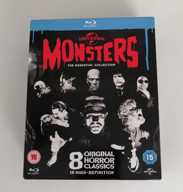 UNIVERSAL MONSTERS COLLECTION - 8 Movie Blu-ray (Frankenstein, Dracula ...