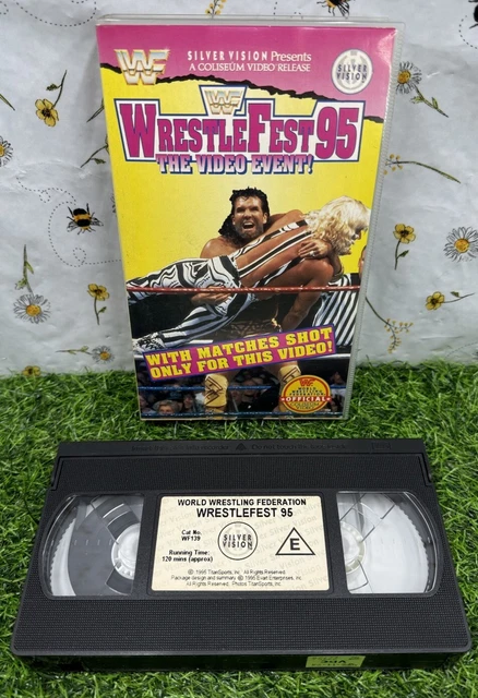 WWF WRESTLEFEST 95 The Video Event VHS Tape 1995 Silver Vision Rare Boxed VGC £19.99 - PicClick UK