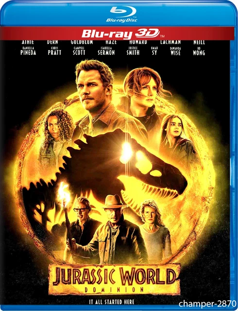 JURASSIC WORLD DOMINION (Blu-ray, 2022) £9.00 - PicClick UK