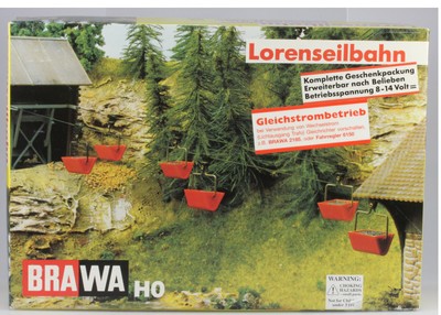 BRAWA HO #6210 Mining Cable Car Set "Lorenseilbahn", New in Box £124.05 ...
