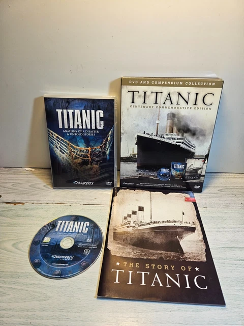 TITANIC DVD AND Compendium Collection Book Centenary Commemorative ...