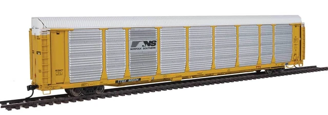 WALTHERS PROTO HO Scale 89' Bi-Level Auto Carrier Norfolk Southern/TTGX ...