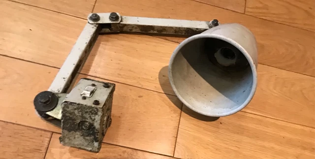 VINTAGE MEMLITE INDUSTRIAL Myford Lathe Machine Light 2-arm Machinists ...