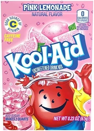 KOOL-AID STRAWBERRY LEMONADE Unsweetened Drink Mix 48 pack $48.98 ...