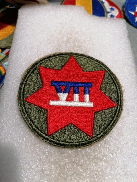 PATCH ARMEE US 7th ARMY CORPS ww2 original EUR 10,00 - PicClick FR