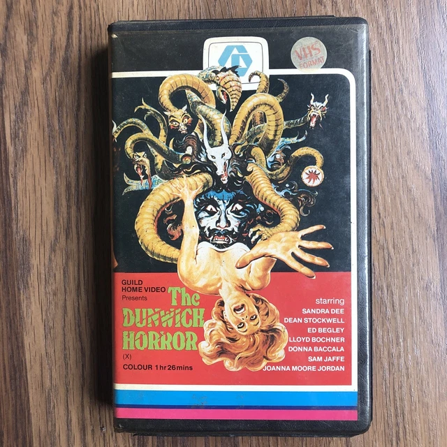 RARE HORREUR VHS THE DUNWICH HORROR UK PAL PRE CERT GUILD VHS BIG BOX ...