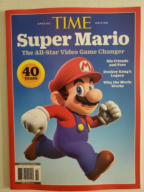TIME MAGAZINE: SUPER MARIO 40 years-All-Star Video Game Changer Spec ...