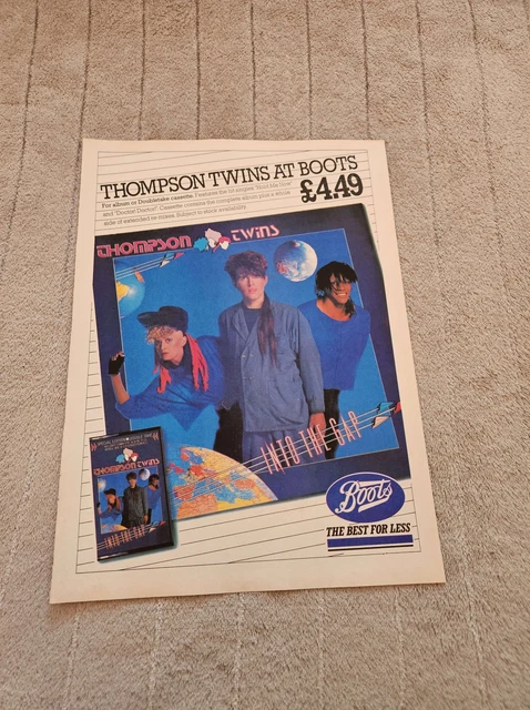 FPOT170 MAGAZINE ADVERT 12X8.5" Thompson Twins : Into The Gap £5.00 ...