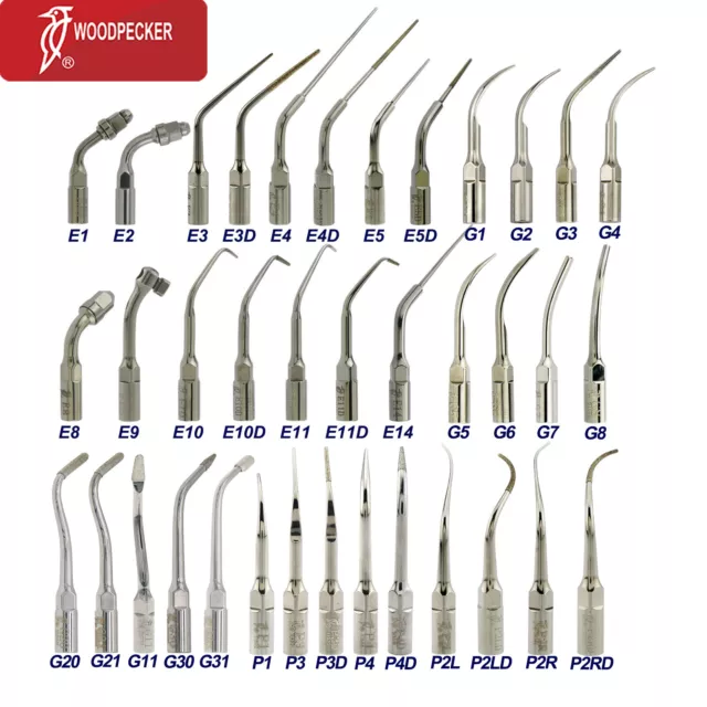 5 Dental Ultrasonic Piezo Scaler Tips Fit Ems Woodpecker Scaling Perio