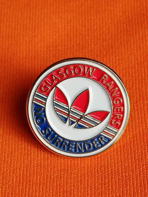 GLASGOW RANGERS FC Adidas No Surrender Pin Badge £6.00 - PicClick UK