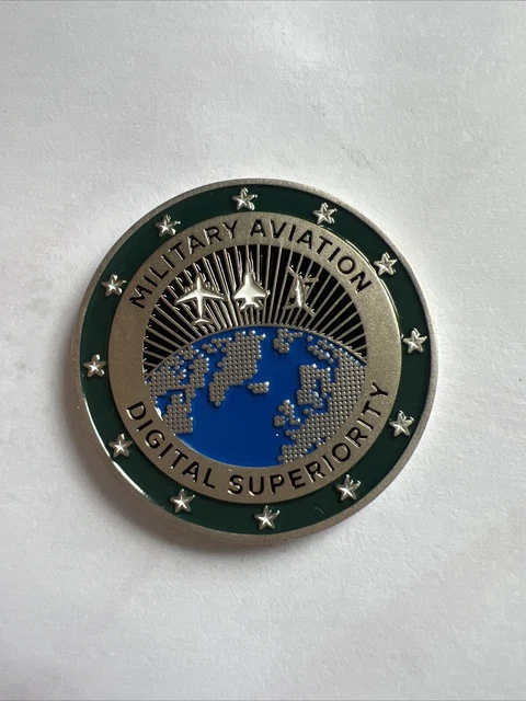 RIAT 2024 BOEING Digital Superiority Challenge Coin £30.00 - PicClick UK