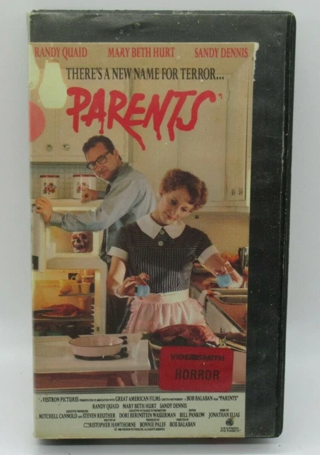 PARENTS VHS VIDEO Movie, Randy Quaid, Mary Beth Hurt, Sandy Dennis ...