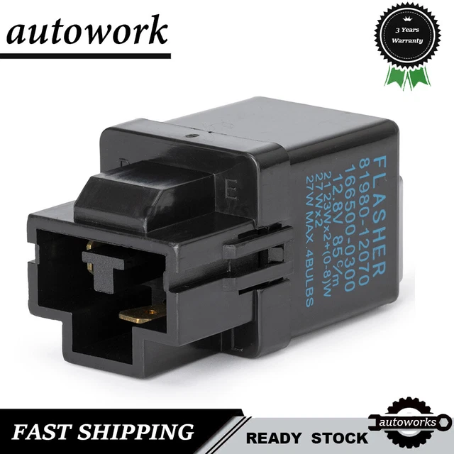 3-PIN FLASHER TURN Signal Hazard Relay For Toyota RAV4 Sienna Lexus ...