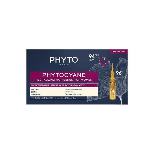 PHYTO PHYTOCYANE REACTIONAL Hair Loss Women 12 VIRALS. CANADA FAST ...