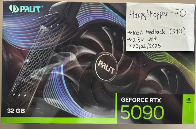 PALIT NVIDIA GEFORCE RTX 5090 GameRock 32GB | In HAND | INSURED ...