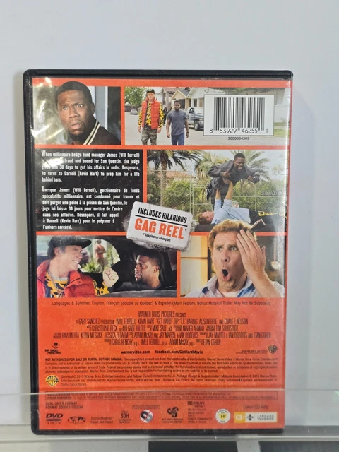 GET HARD (DVD, 2015, Canadian) Will Ferrell Kevin Hart $5.00 - PicClick CA