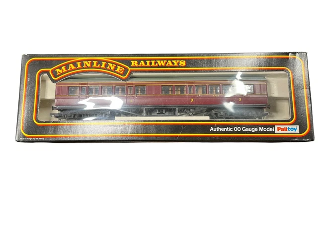 MAINLINE RAILWAYS LMS 57ft 1st/3rd Class Corridor Coach – Crimson ...