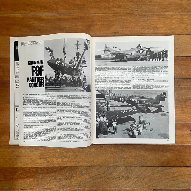 REPLICA IN SCALE Magazine Vol 3 No 4 1976 F9F Panther/Cougar M109 S.P ...
