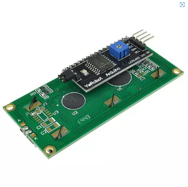 2PCS X 1602 16X2 LCD Display IIC/I2C/TWI/SPI Serial Interface Module ... 2PCS X 1602 16X2 LCD Display IIC/I2C/TWI/SPI Serial Interface Module ...