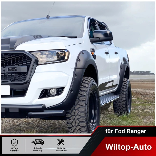 FÜR FORD RANGER T7 2016-2018 Wildtrak Kotflügelverbreiterung Radlauf Zubehör EUR 325,99 ...