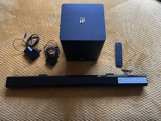 MAJORITY K2 150W Soundbar + Subwoofer Box, With Remote / Power Leads £ ...