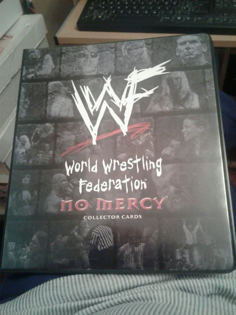 COMIC IMAGES WWF WWE No Mercy Binder Card Set Piece Of The Ring 4 Card ...