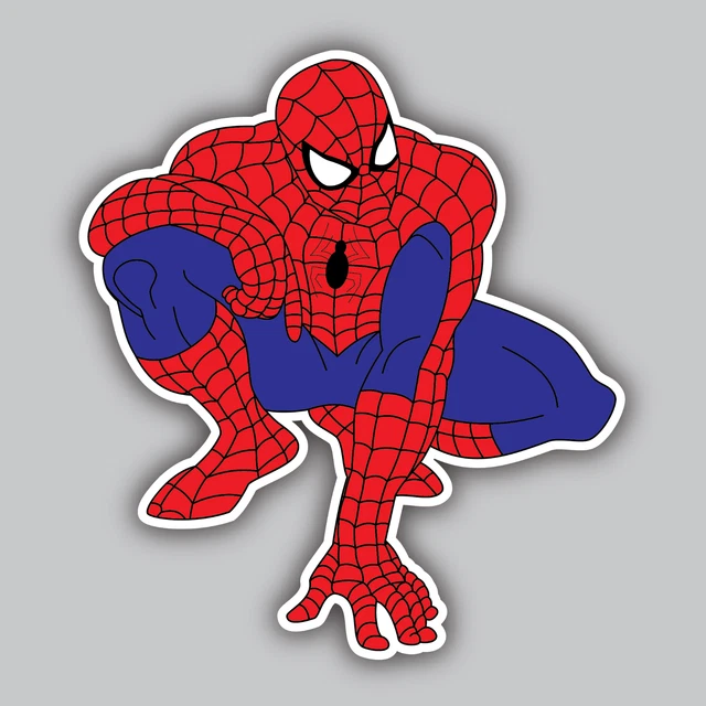 Spider Man Vinyl Sticker Decal Cartoon Comic Avengers Marvel