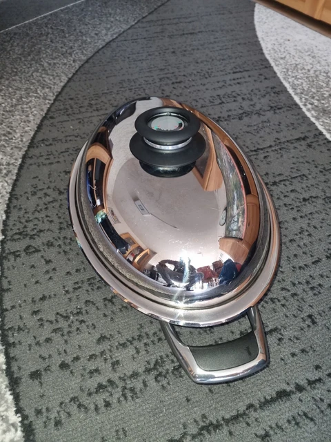 AMC STARLINE ROASTER Oval Fish Pan Pot Induction 3.5 Liter Lid £144.79 ...