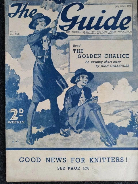 VINTAGE THE GUIDE Girl Guide Magazine Vol 17 #15 - July 22nd 1937 ...