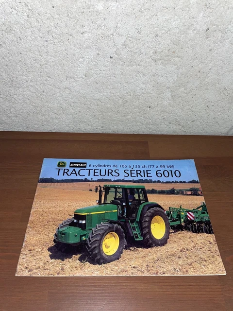 BROCHURE PROSPEKT PROSPECTUS TRACTEUR JOHN DEERE 6010 tractor-traktor-fendt-ih EUR 4,99 ...