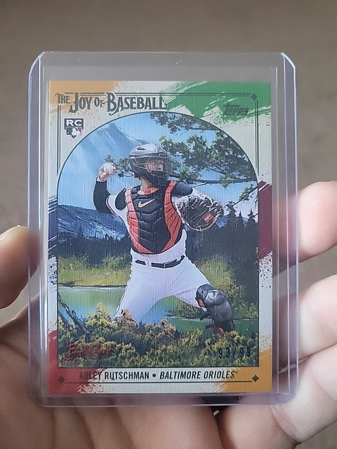 2023 TOPPS X Bob Ross la joie du baseball Adley Rutschman 93/99 EUR 55 ...