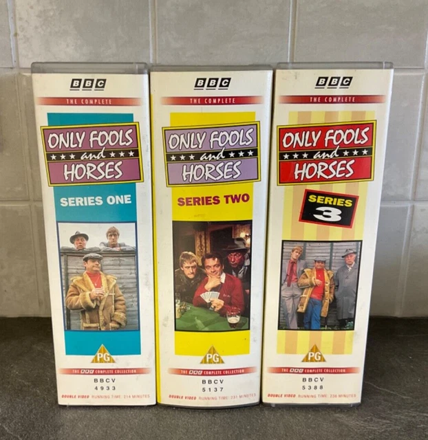 ONLY FOOLS AND Horses Complete Series 1 2 & 3 VHS double videos 3 ...