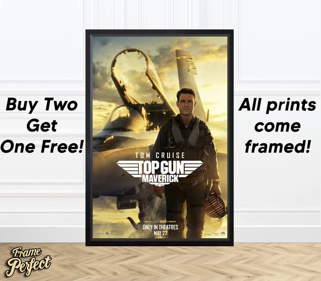 FRAMED TOP GUN Maverick Movie Poster | A3 | Wall Art | Home Decor | EUR ...