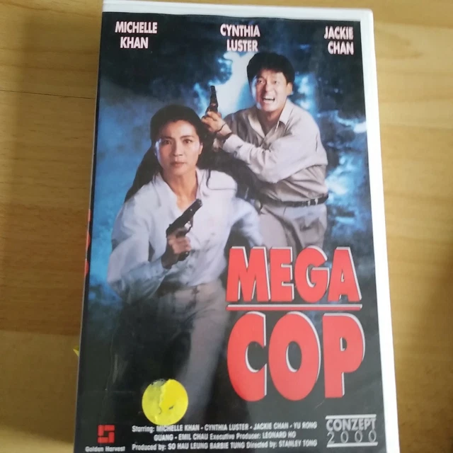 VHS RARITÄT: JACKIE Chan: Mega Cop (1993) (Police Story 3 Teil 2) Nur ...