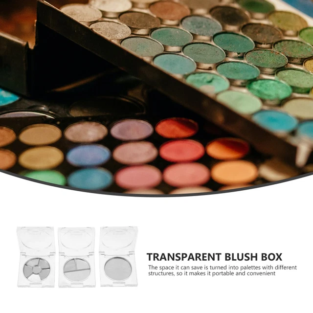 TRAVEL BLUSHER AND Highlighter Pallet Empty Makeup Containers £12.85 ...