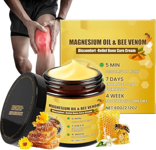 BEE VENOM CREAM – Bee Venom Massage Cream with Magnesium – Natural ...