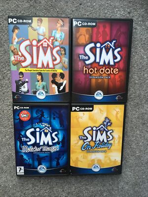 THE SIMS 4 Game Bundle PC CD-ROM Sims, Hot Date, Makin’ Magic, On ...