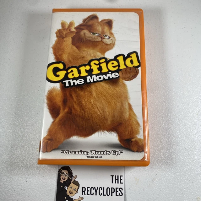 GARFIELD THE MOVIE (VHS, 2004) Orange Clamshell Tested Working No Mold ...