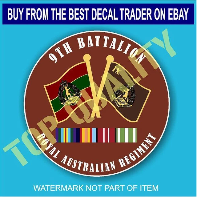 ROYAL AUSTRALIAN REGIMENT Rar Patriotic Military Decals Stickers ...